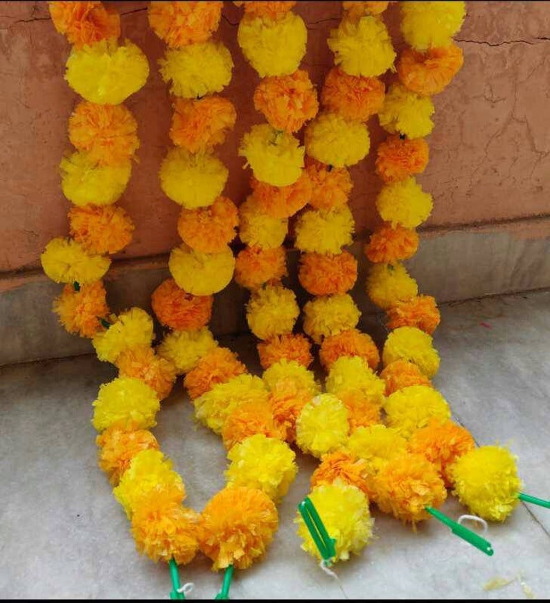 Express Shipping 20 Strings of Indian Flower Garland Indian - Etsy