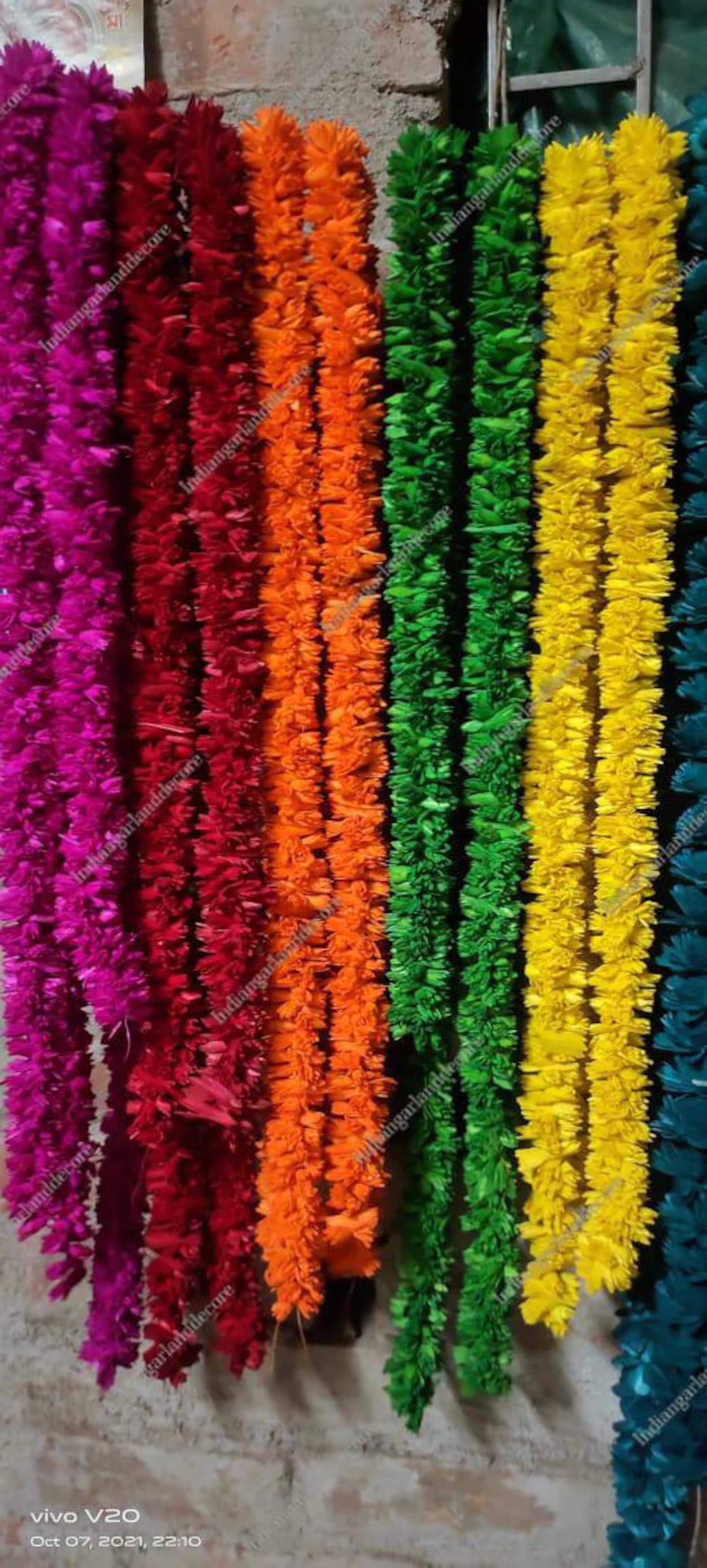 5 Feet Length Sola Wood Strings of Indian Flower Garland - Etsy