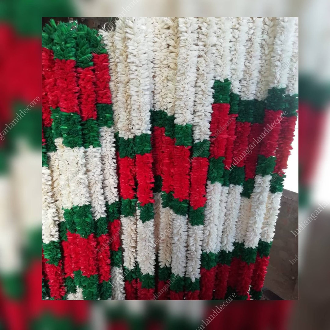 5 Feet Length Sola Wood Strings of Indian Flower Garland Indian ...