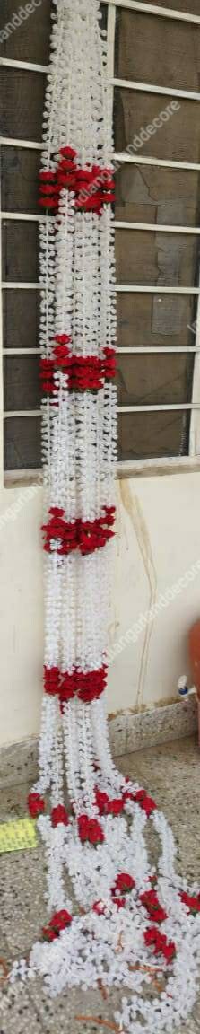 White Beautiful Mogra Strings of Indian Flower Garland Indian | Etsy