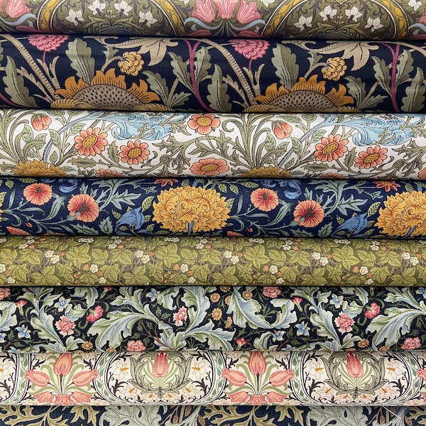 William Morris Fabric - Etsy