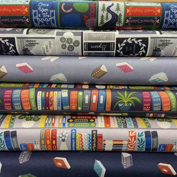 Book Fabric - Etsy