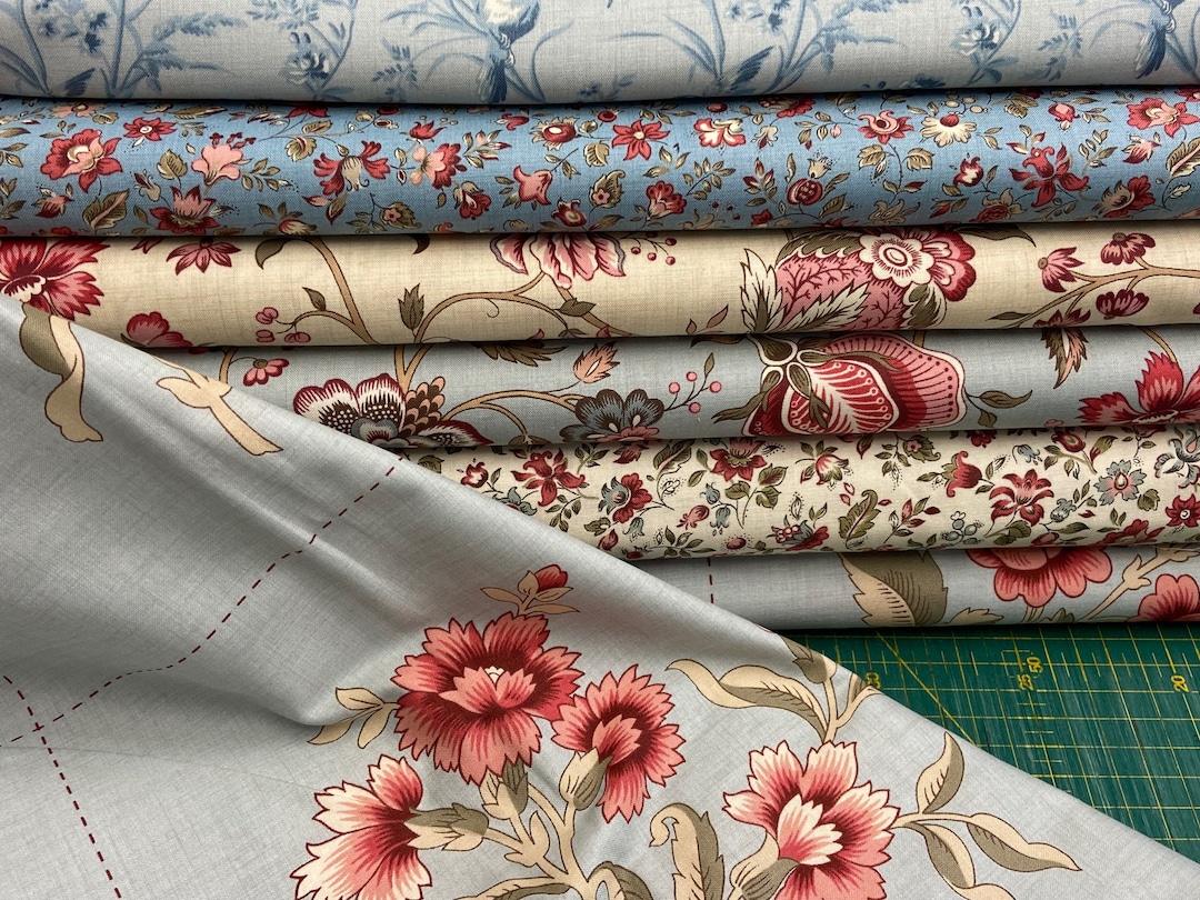 French General for Moda Antoinette Cotton Fabric by the 1/4 Metre* or ...