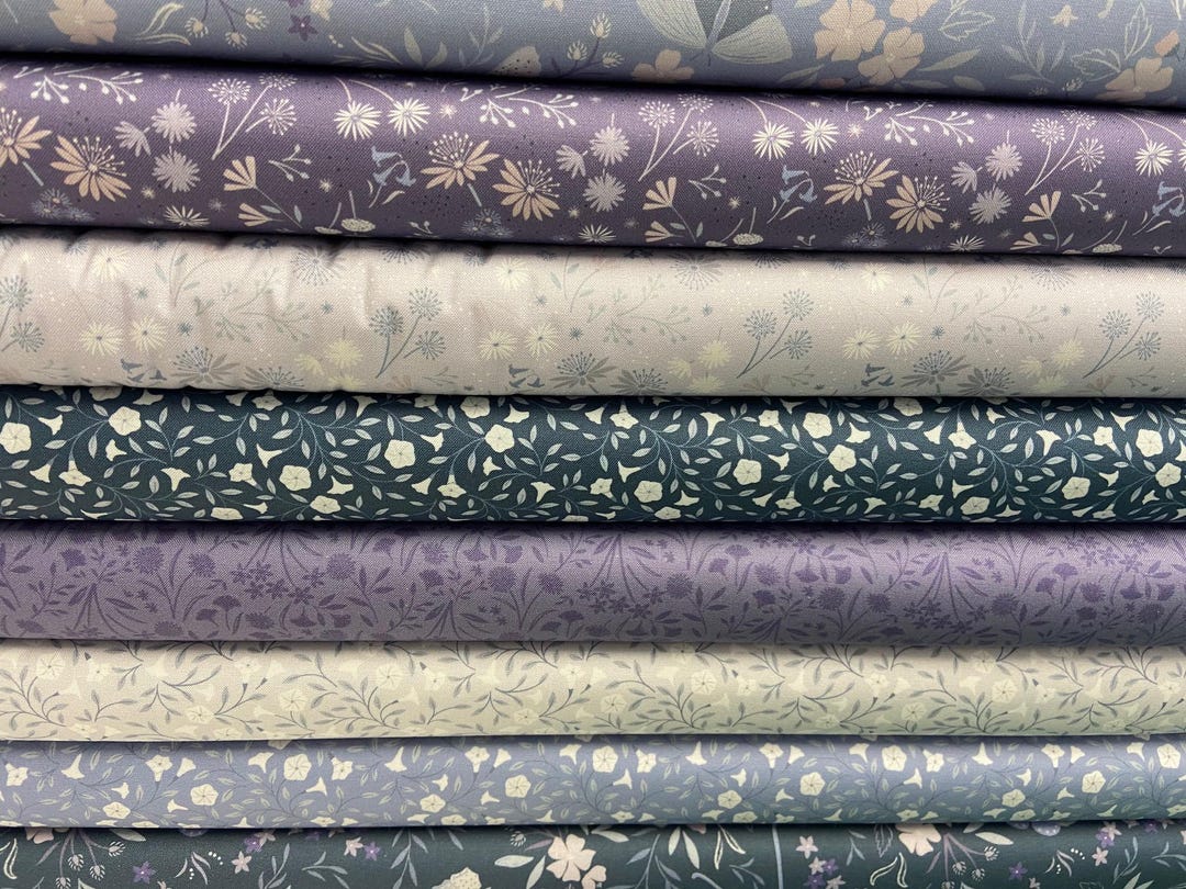 Cassandra Connolly for Lewis & Irene Evenfall 100% Cotton Fabric by 1/4 ...