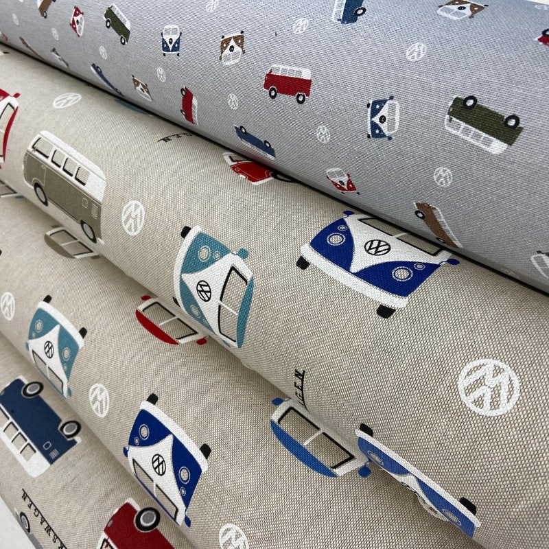 Vw Bus Fabric - Etsy