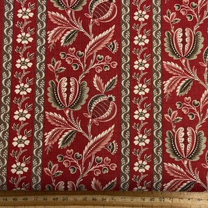 French General for Moda Chateau De Chantilly Cotton Fabric by 1/4 Metre ...