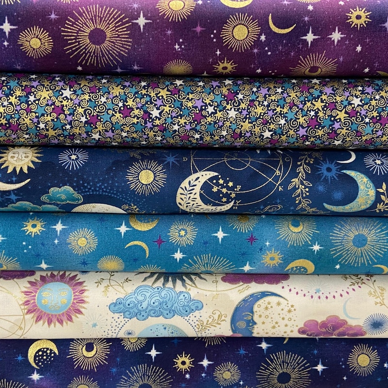 Celestial Fabric - Etsy UK