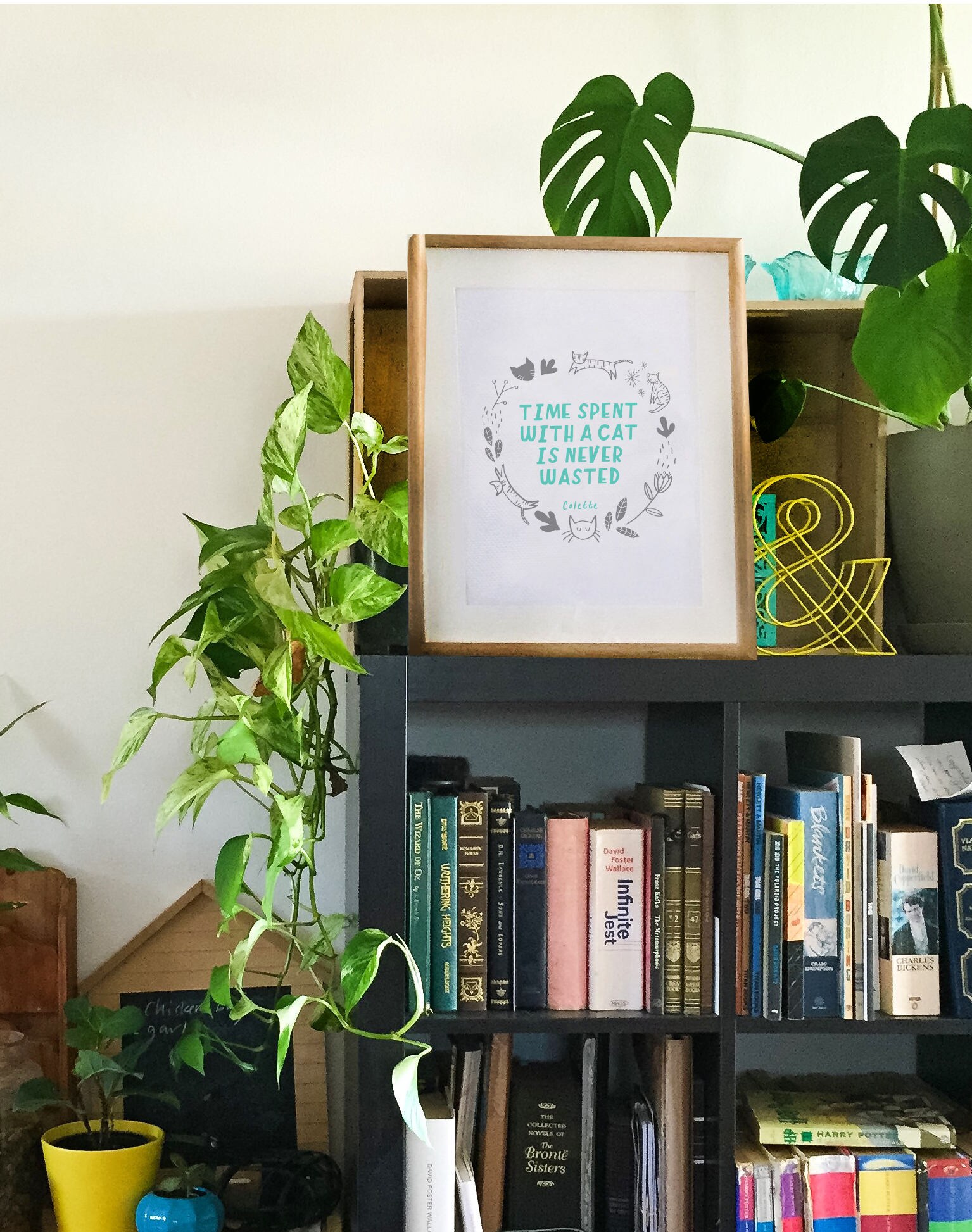 Colette Quote Illustration, Art Print, Kittens, Cats, Quote, Cute, Kids ...