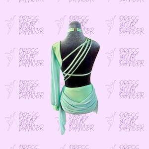 Fight Song Dance Costume – Girls Contemporary or Lyrical Solo Costume ...