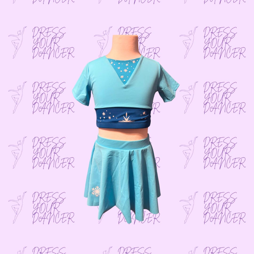 Let It Go Dance Costume – Girls Character Musical Theatre Solo Costume ...