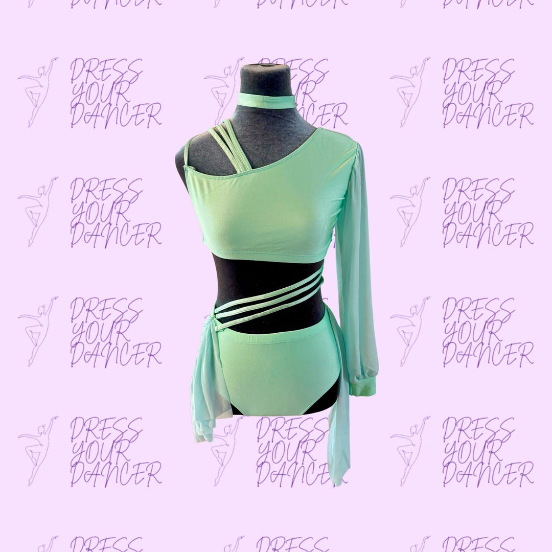 Fight Song Dance Costume – Girls Contemporary or Lyrical Solo Costume ...