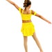Princess Beauty Dance Costume Yellow Dance Costume Jazz Dance Costume ...