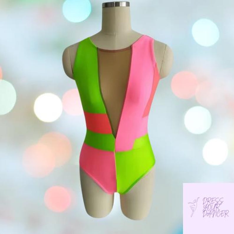 Custom Dance Costume One Piece Jazz Girl Dance Costume Contemporary ...