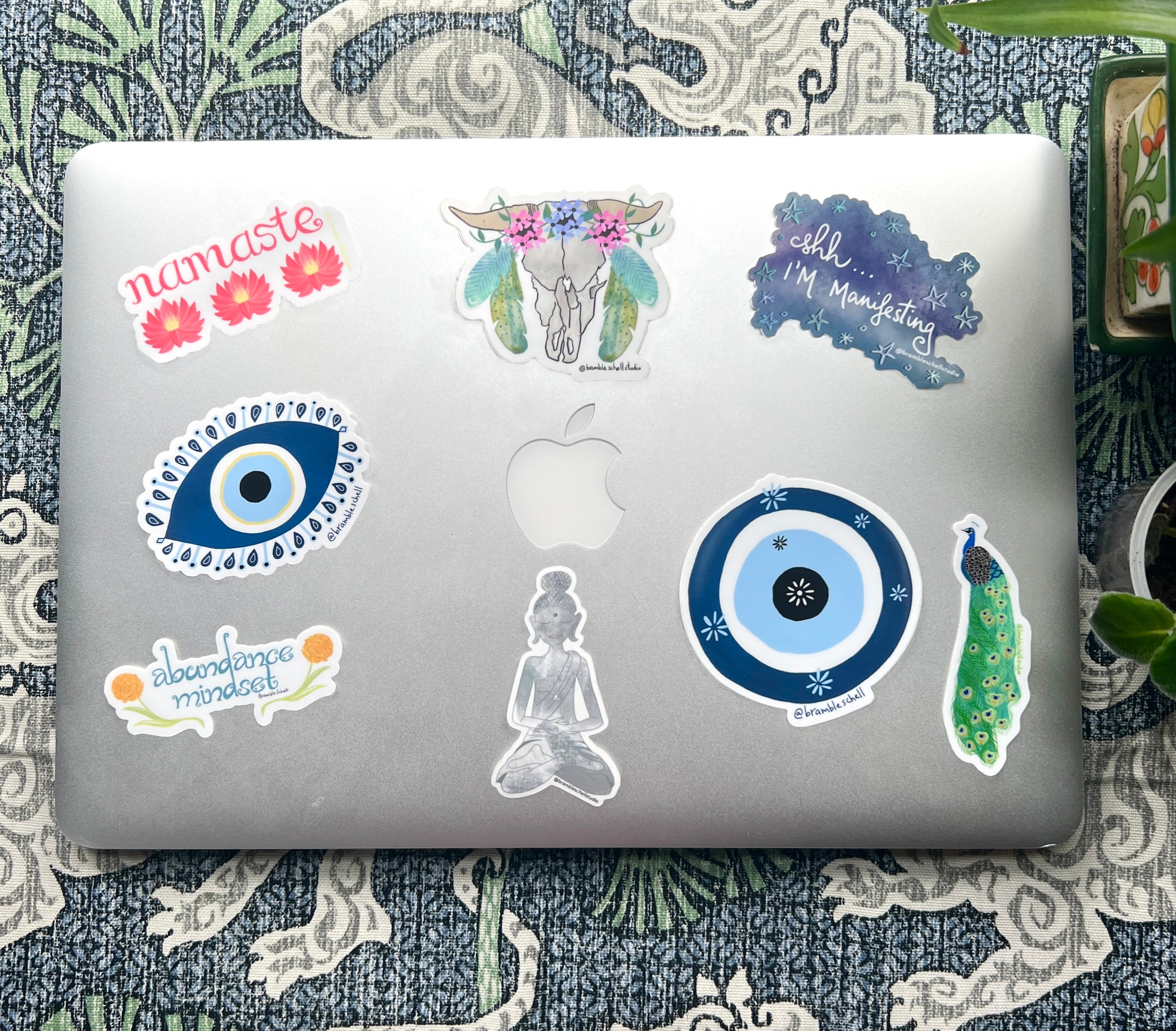 Manifesting Vinyl Die Cut Sticker, Original Digital Illustration and ...