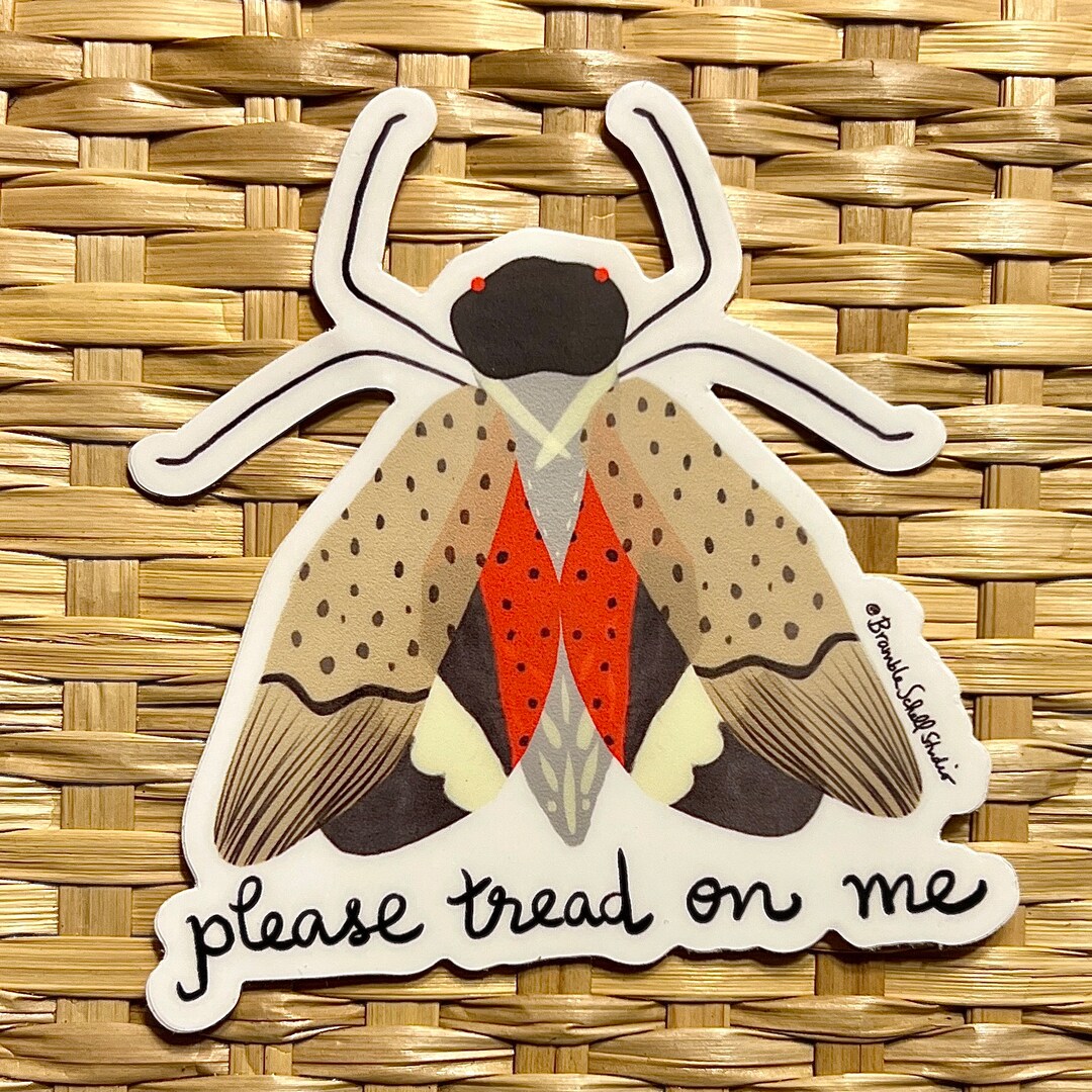 Spotted Lanternfly Vinyl Die Cut Insect Sticker, Original Digital ...