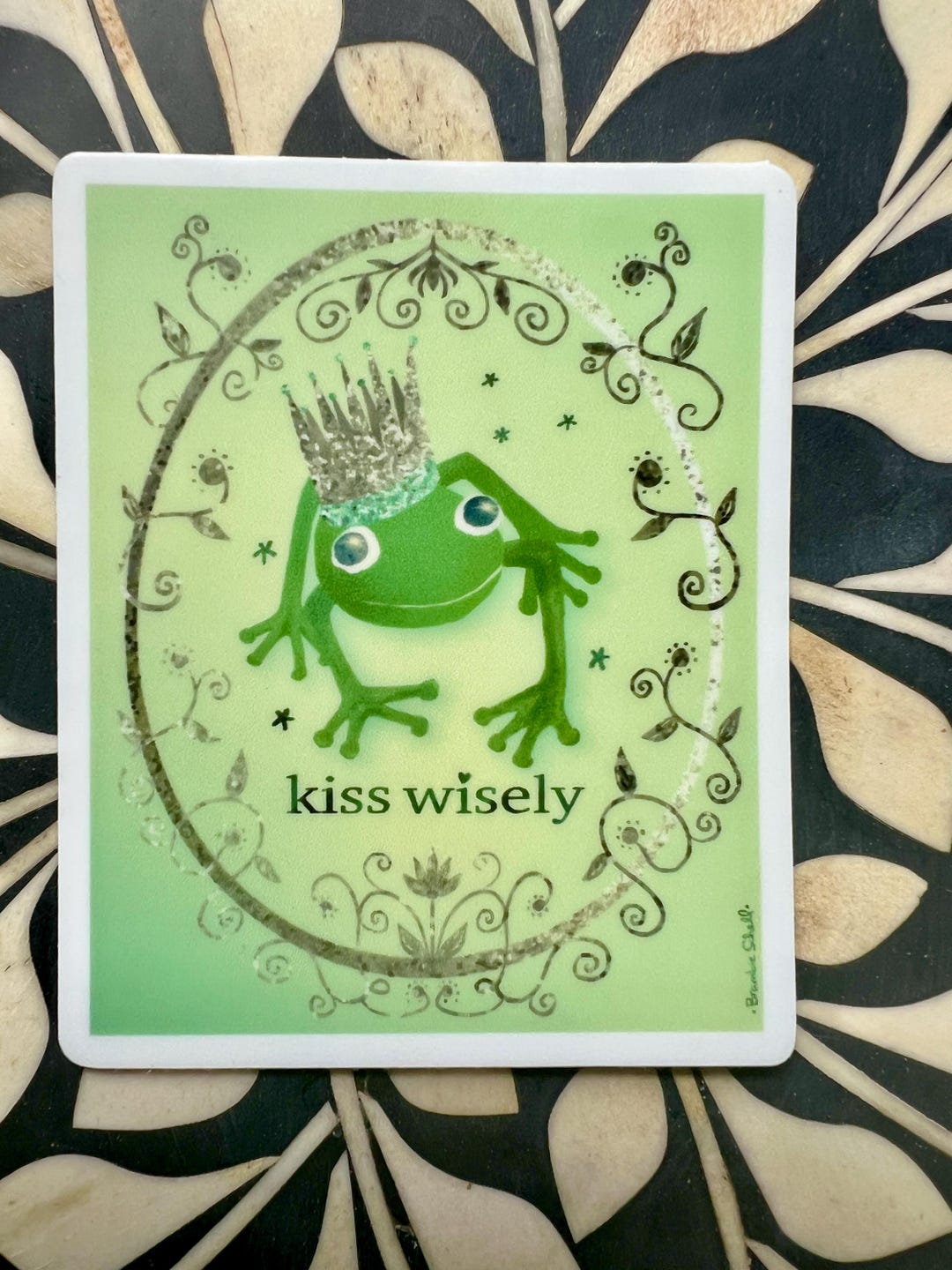 Frog Prince Vinyl Sticker: Waterproof Fairy Tale Art Decal - Etsy