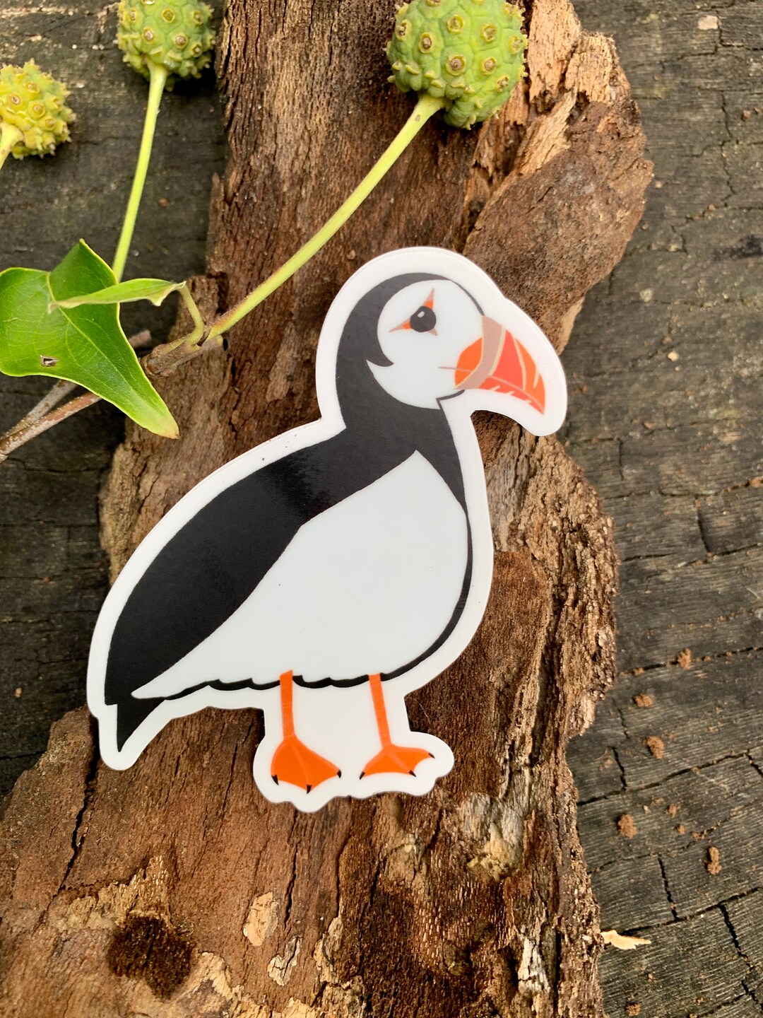 Puffin Bird Vinyl Die-cut Sticker, Bird Stickers, Puffins, Original ...