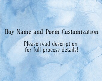 Name poem | Etsy