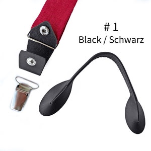Universal Suspenders Clips-on and Button Hole, Braces Clips-on, Braces ...