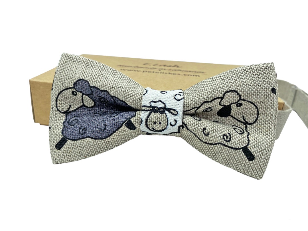 Sheep Bow Tie Sheep Bowtie Bow Tie With Sheep Bowtie With Sheep Crazy ...