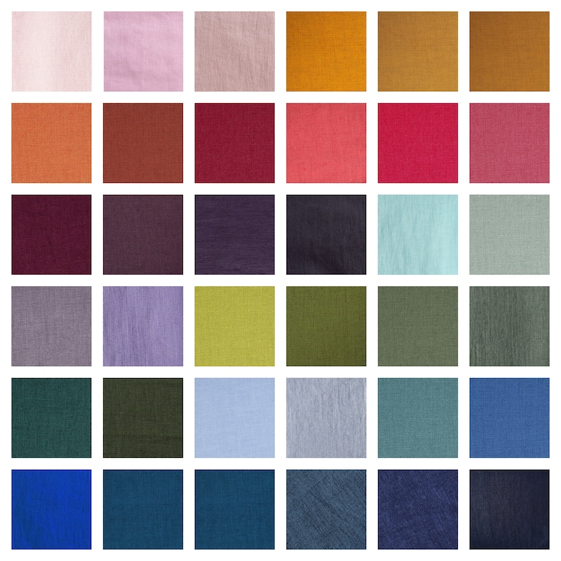 Linen Fabric Samples - Etsy