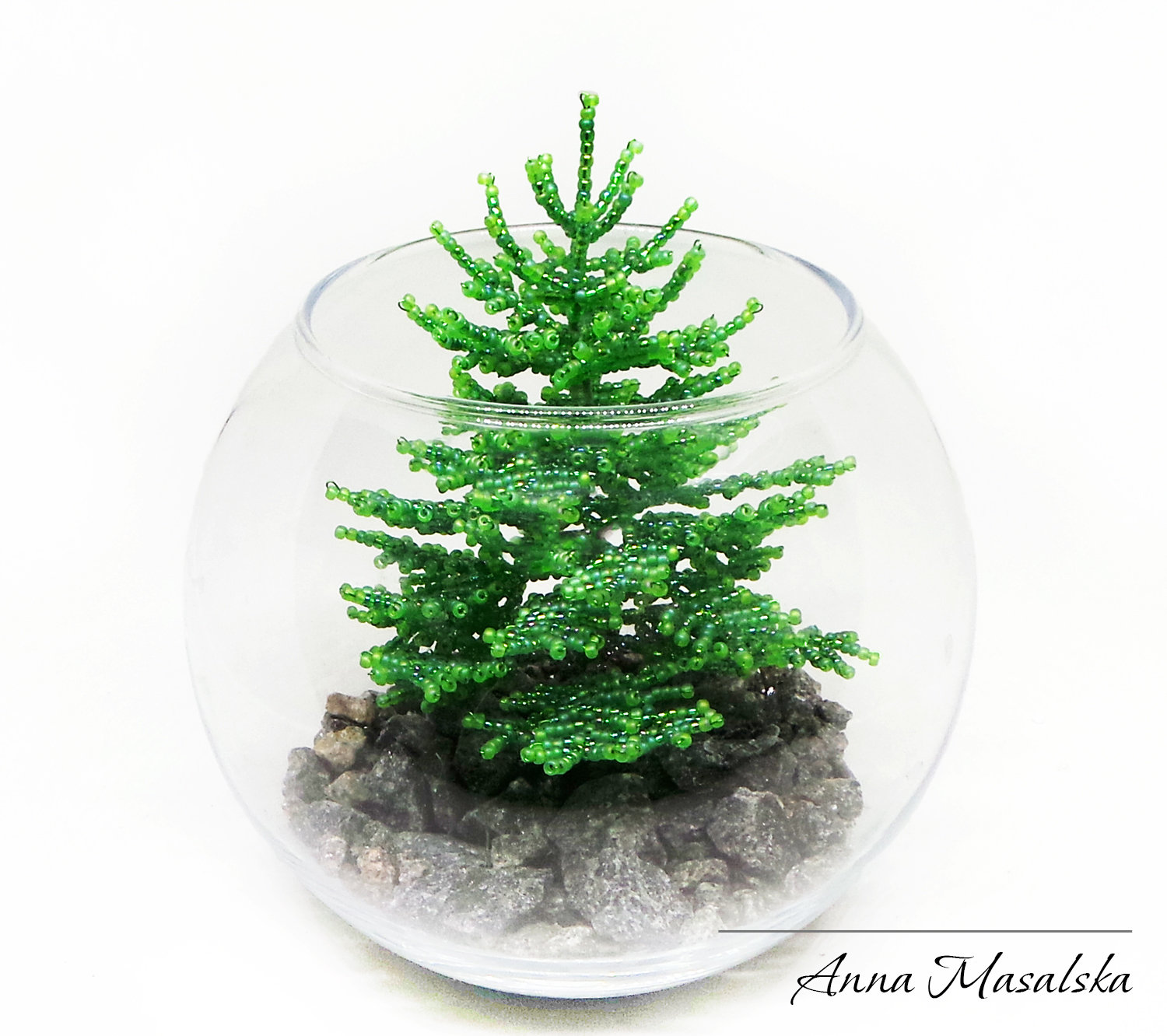 PDF Pattern - Christmas Beaded Tree, Seed Bead Weaving Tutorial ...