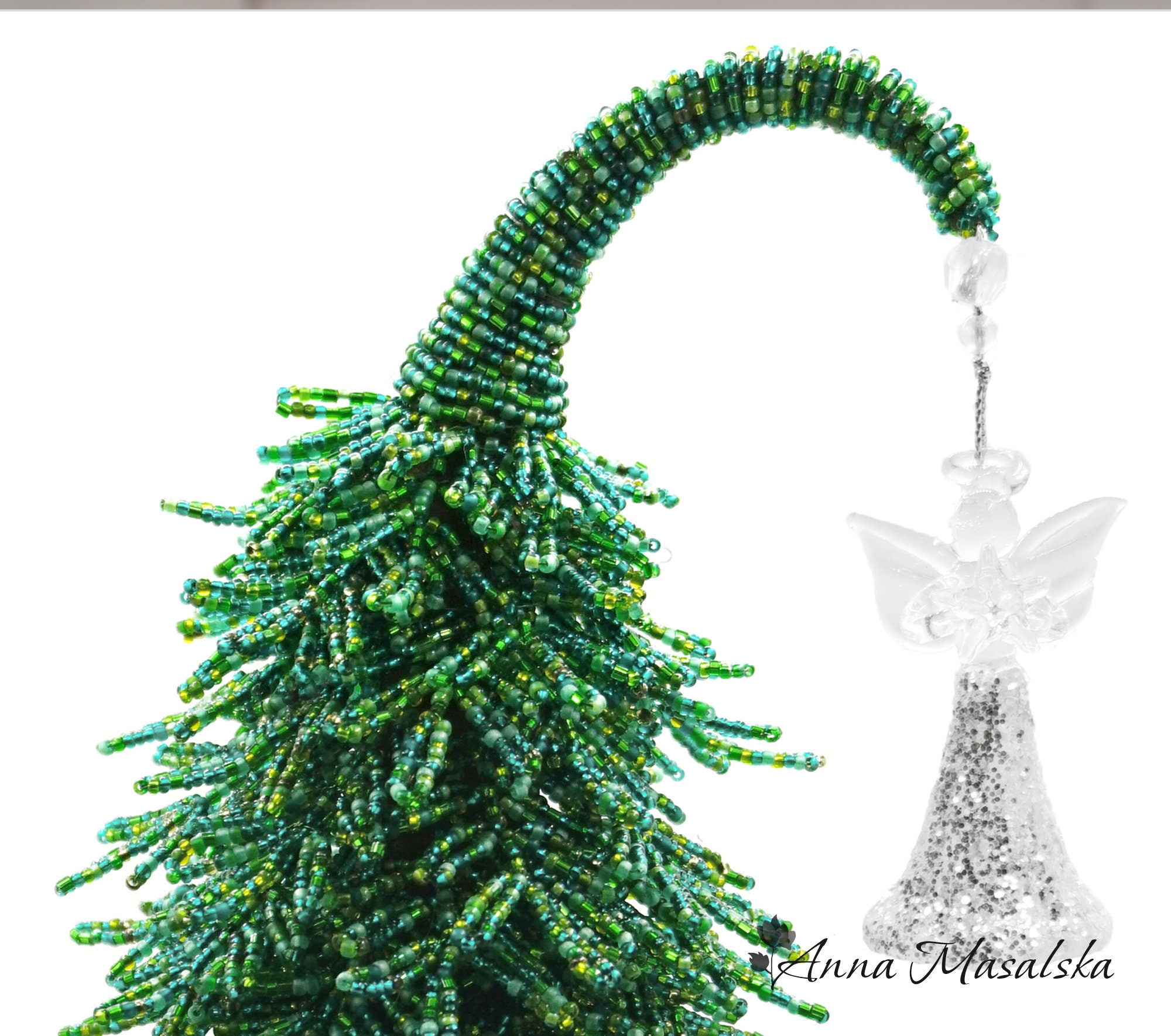 PDF Pattern - Christmas Beaded Grinch Christmas Tree, Seed Bead Weaving ...