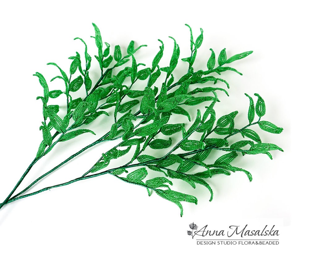 PDF Patterns French Beaded Ruscus Greens for Bouquets Seed | Etsy