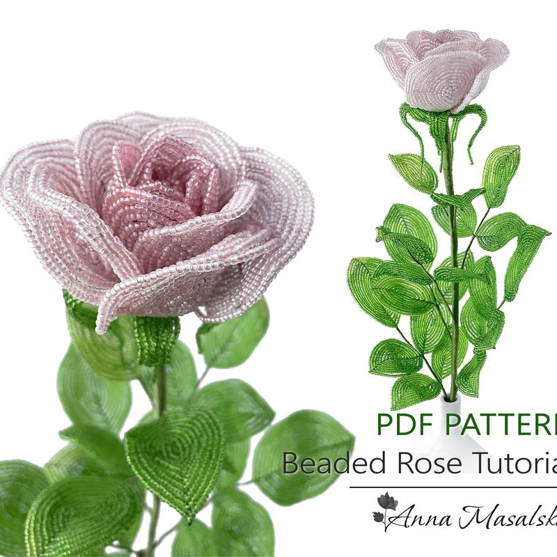 Beaded Rose Pattern - Etsy