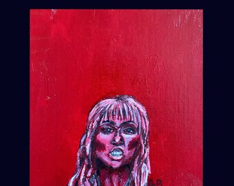 Miley Cyrus Painting - Etsy