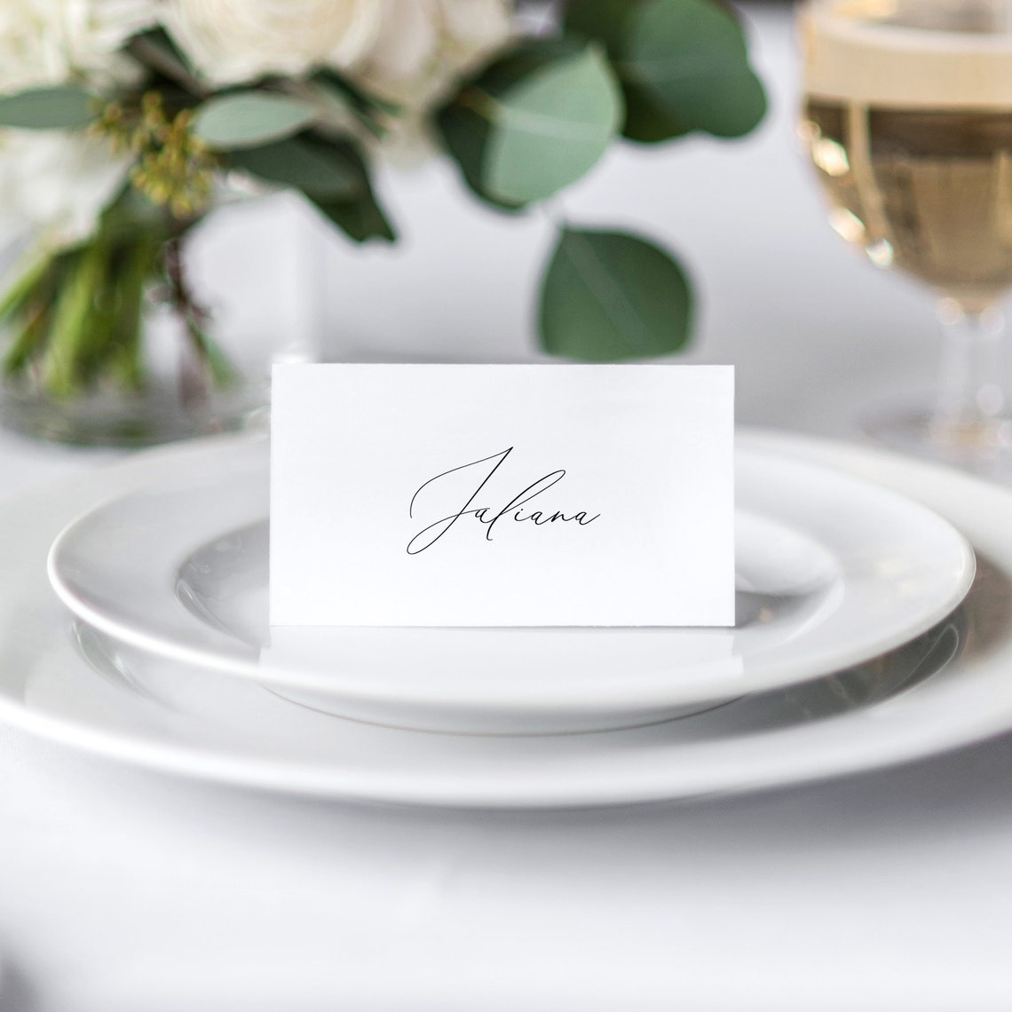 Place Card Template Printable Wedding Place Cards Wedding - Etsy