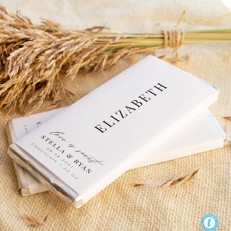 Wedding Candy Bar Wrapper - Etsy