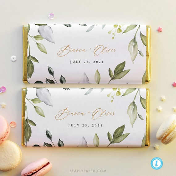 Wedding Candy Bar Wrappers