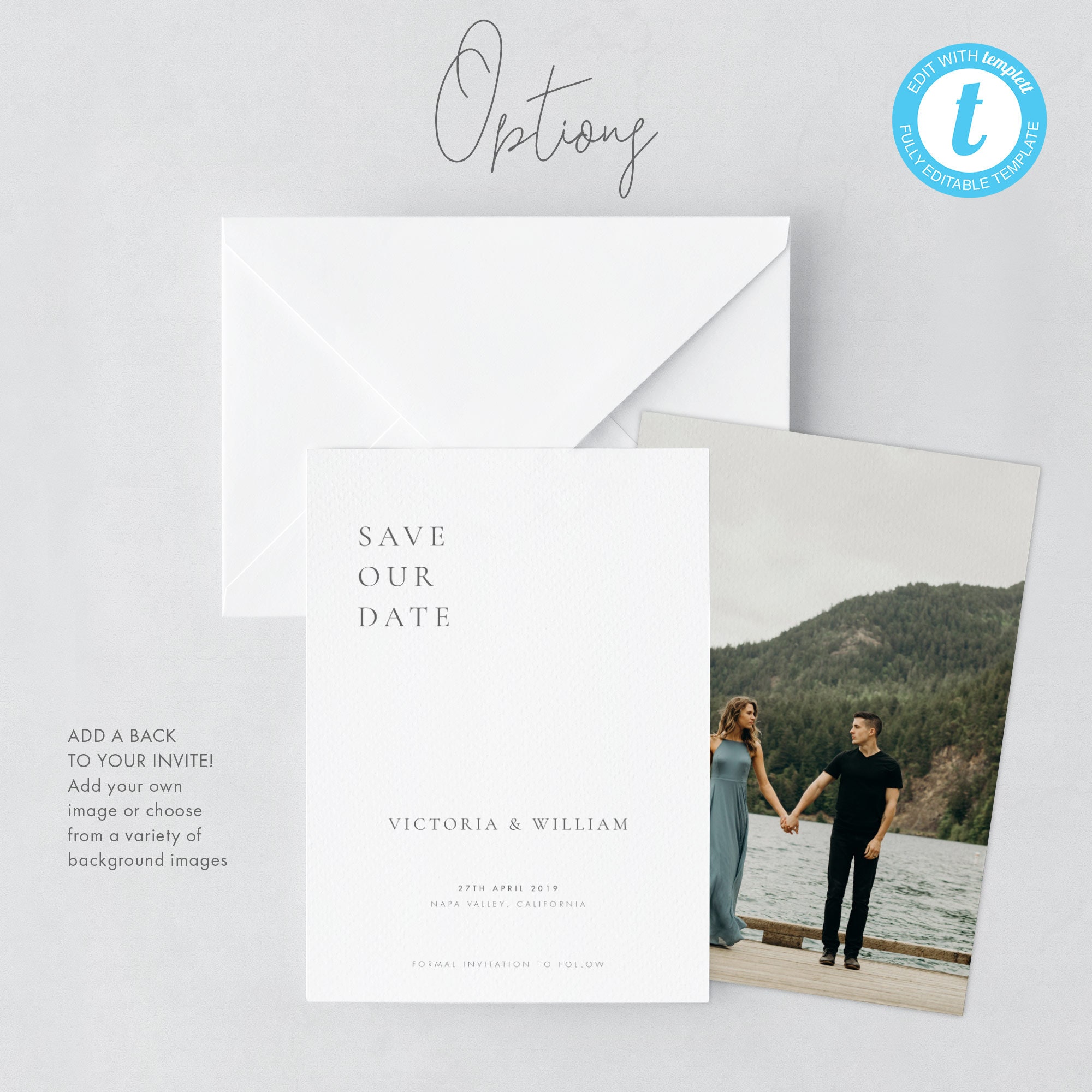 Modern Save the Date Template Download Custom Save the Date Card ...
