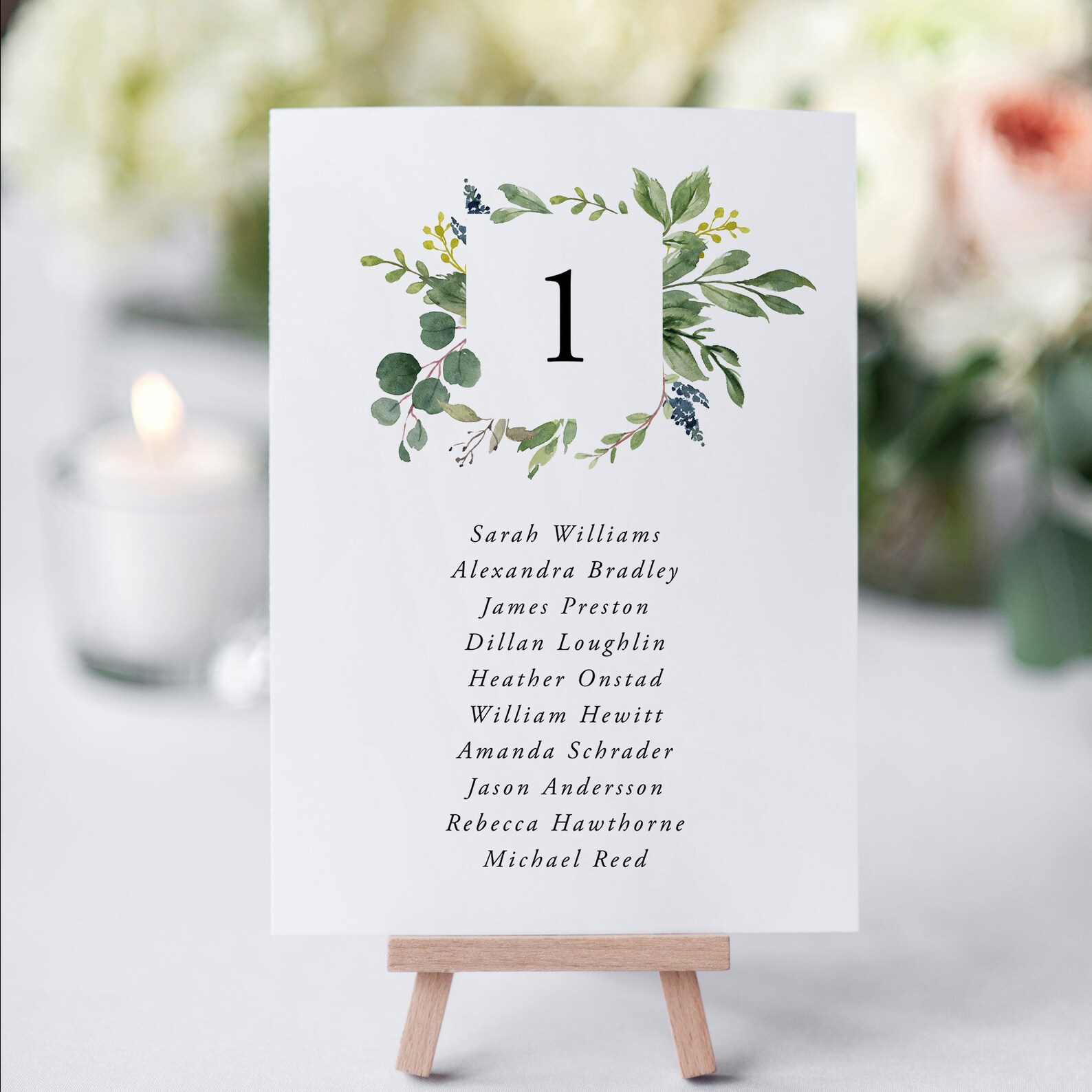 Table Number Seating Cards Template Editable Wedding Table - Etsy