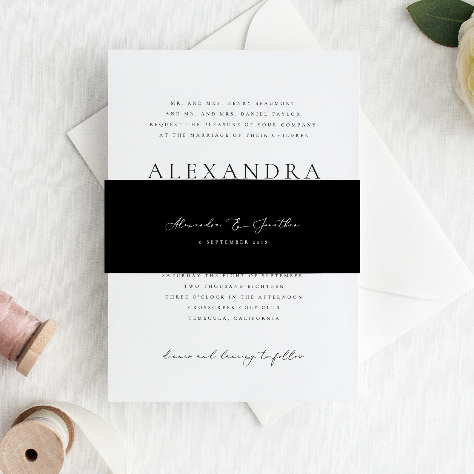 Printable Belly Band Calligraphy Belly Band Template Simple - Etsy