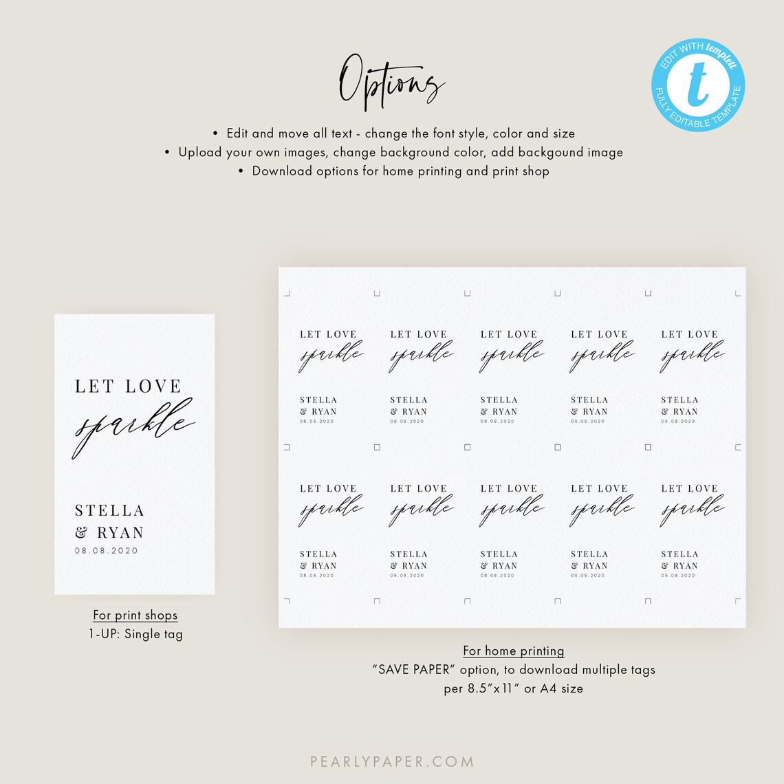 Printable Sparkler Tag Template Download Sparkler Send Off - Etsy