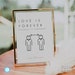Printable Social Distance Sign Template, Social Distancing Wedding Sign ...