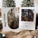 Oval Happy Holiday Card Template, Minimalist Photo Holidays Templett ...