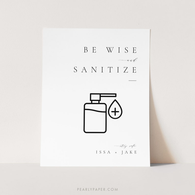 Printable Sanitizing Station Sign Template Sanitizer Station - Etsy