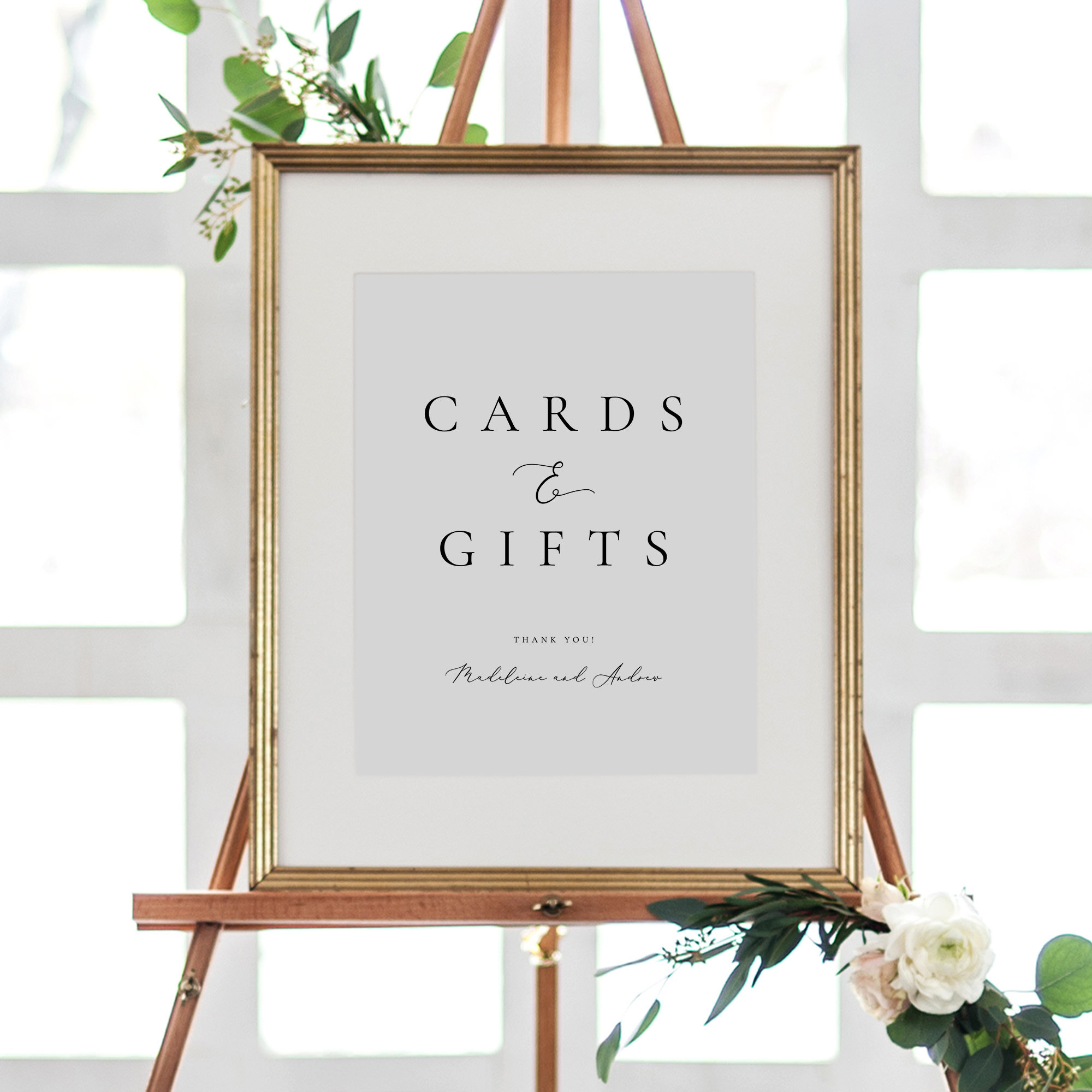 Wedding Cards and Gifts Sign Template Printable Cards and - Etsy