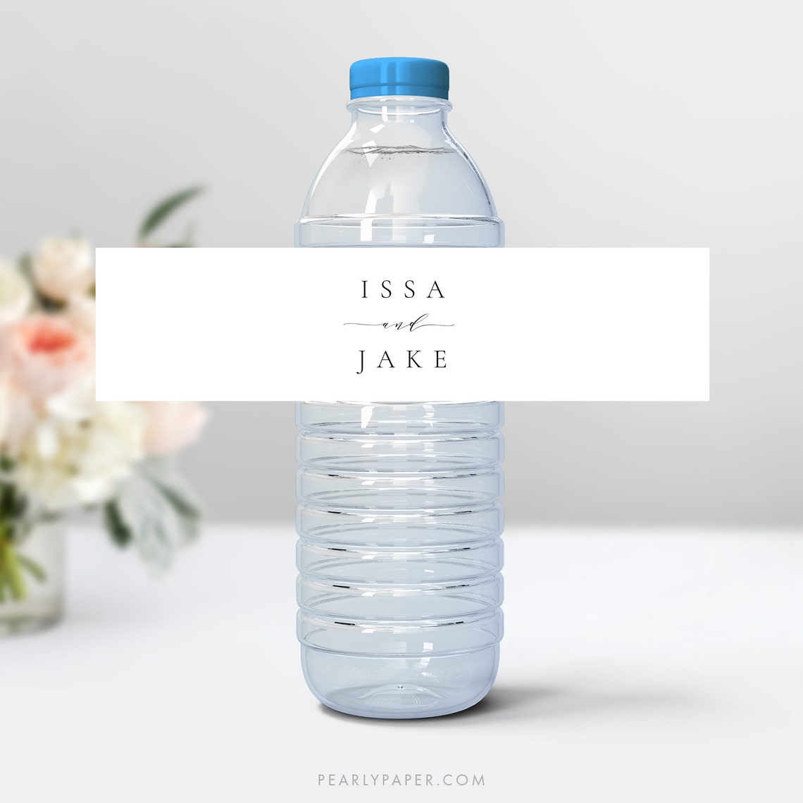 Printable Water Bottle Label Template Minimalist Water Bottle - Etsy Canada