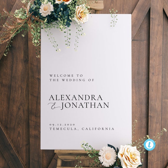 Wedding sign templates 60 photos - Astyledwedding.com