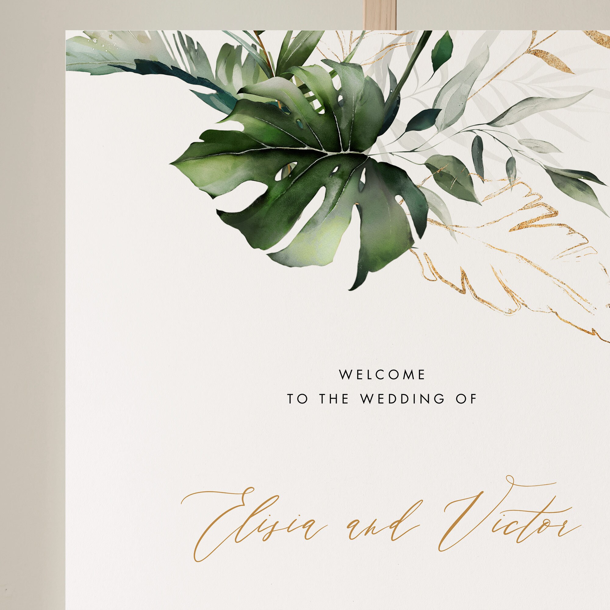 Tropical Welcome Sign Template Download, Destination Wedding Sign ...