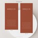 Terracotta Menu Template Download Desert Chic Modern Wedding Menu ...