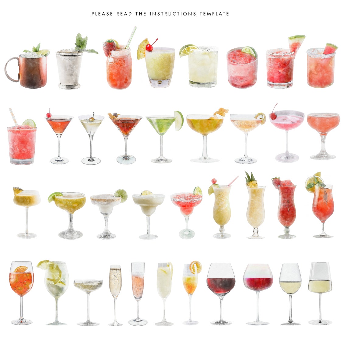 Signature Cocktail Menu Template Signature Cocktails Sign - Etsy