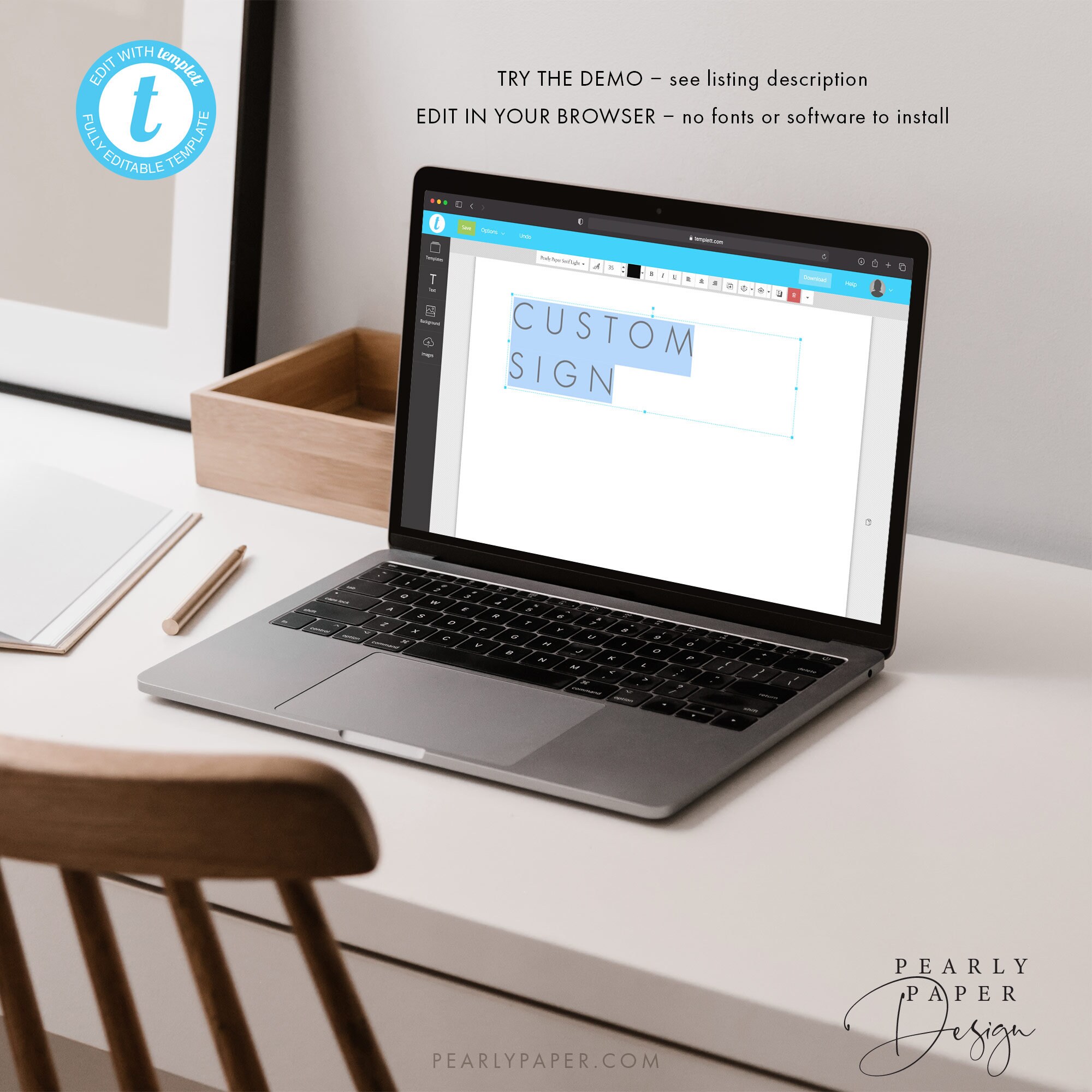 Printable Custom Sign Template Sand Beige Wedding Sign - Etsy