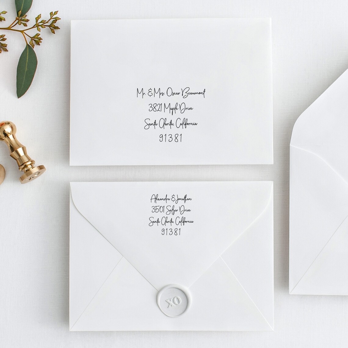 Envelope Template Printable Wedding Envelope Templett | Etsy