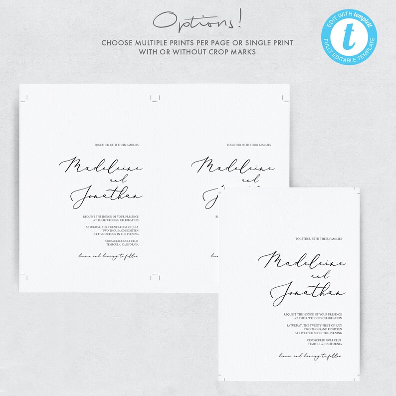 Details Card Template Details Card Wedding Insert Printable - Etsy