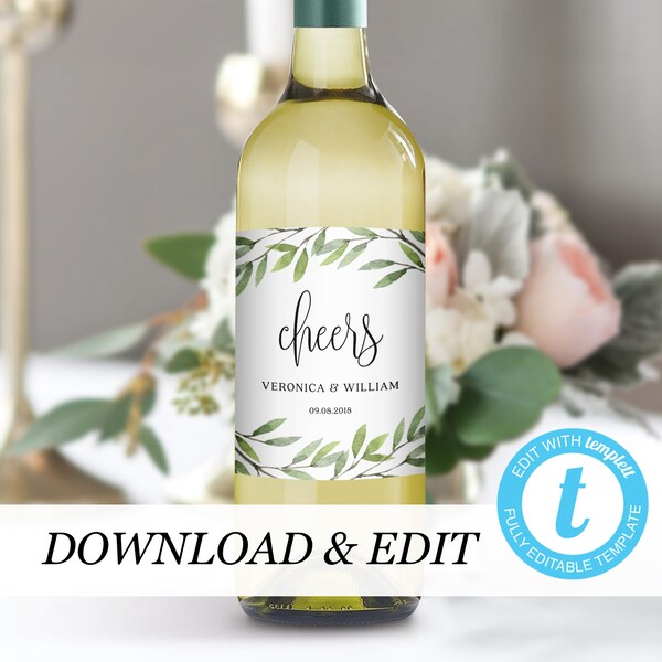 Rustic Wedding Label - Etsy